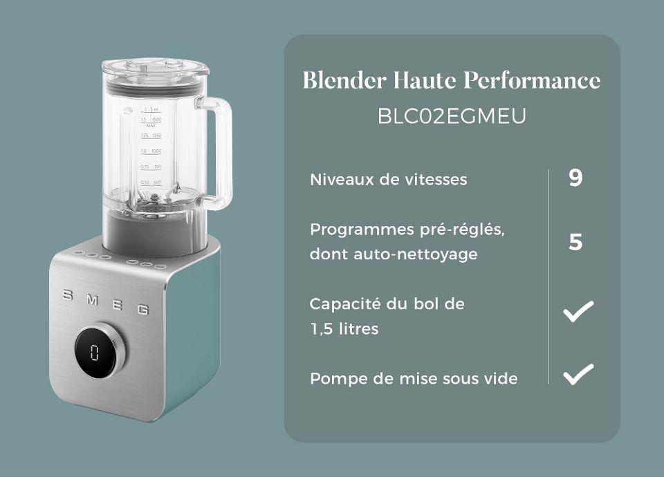 La gamme de blenders SMEG | Smeg France