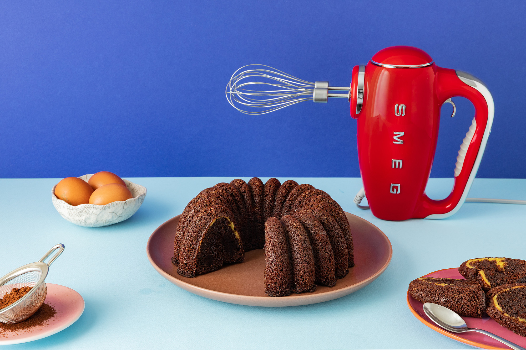 Cream cheese bundt cake | sbattitore elettrico | Ricette Smeg