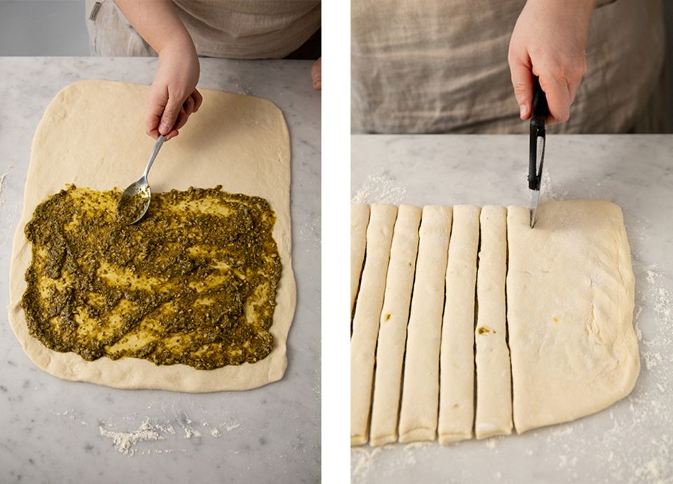 Pesto & Walnut Braided Bread | Smeg Recipes