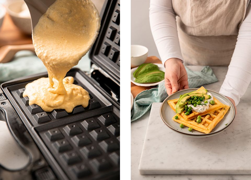 Savoury Cheese Waffles | Smeg Recipes