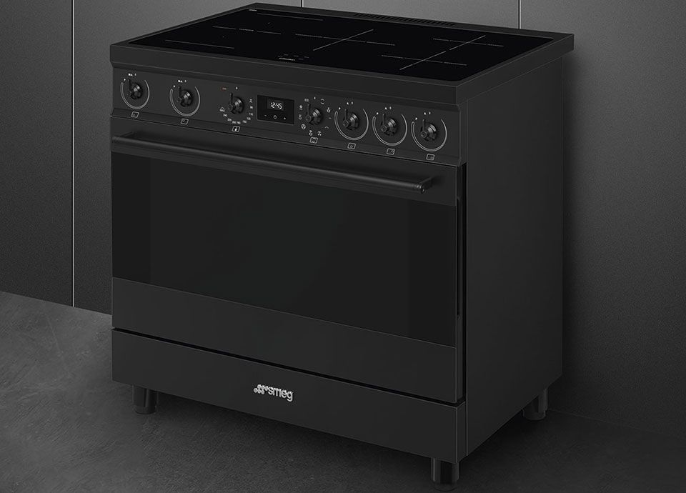 Matte Black - Range Cooker - Hood - Kitchen Appliances | Smeg UK