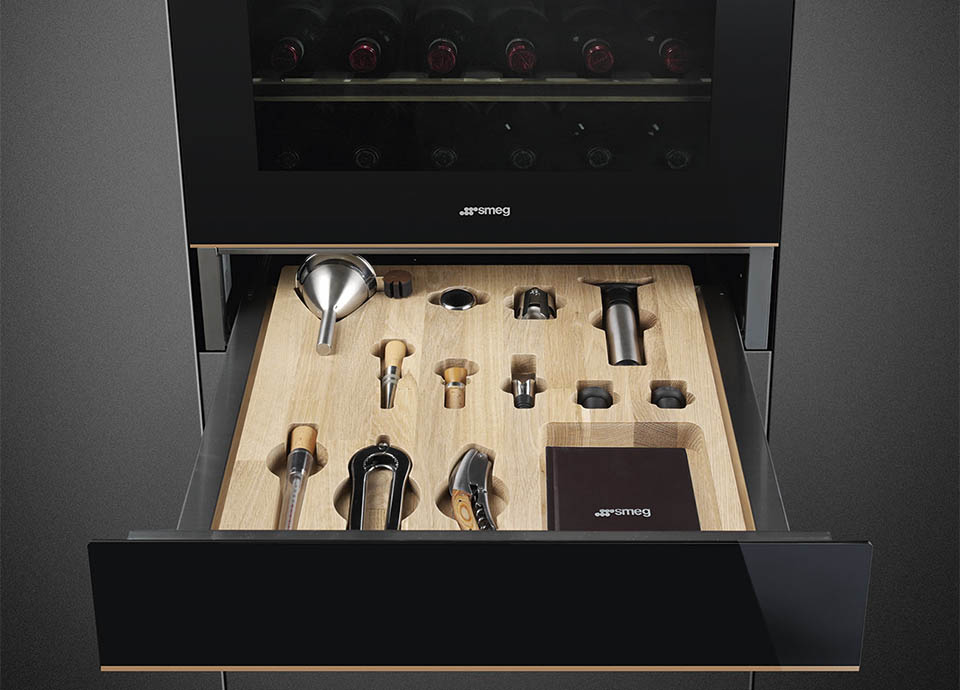 Drawer Black CPS615NX | Smeg.com