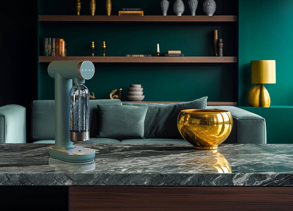 Smeg - Machine à eau gazeuse pour boissons maison | Smeg FR