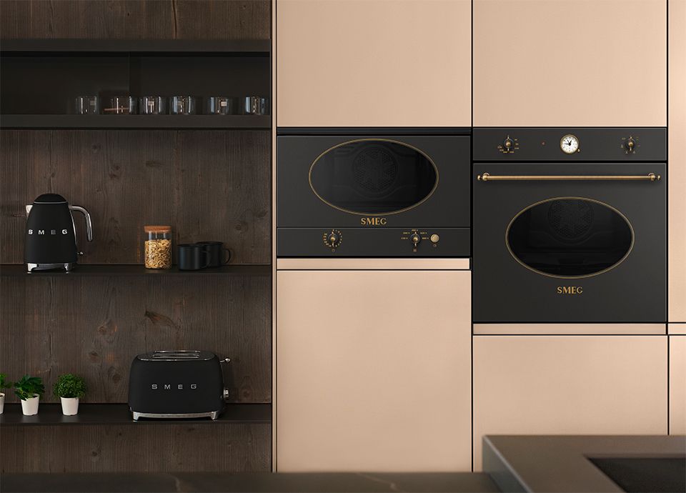 Mikrowelle Anthrazit MP722AO | Smeg.de