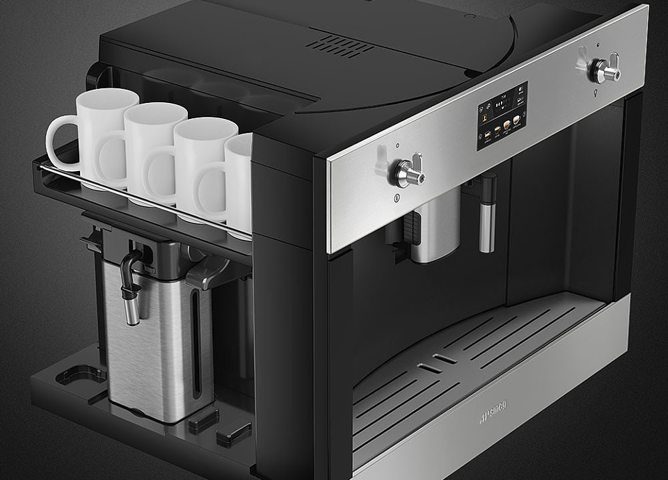 Smeg Coffee Machine Classica 45 cm Stainless Steel