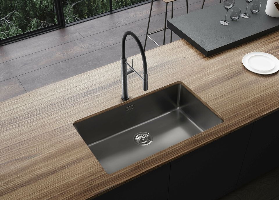 Semi-professional single lever kitchen tap MID6DKX Smeg